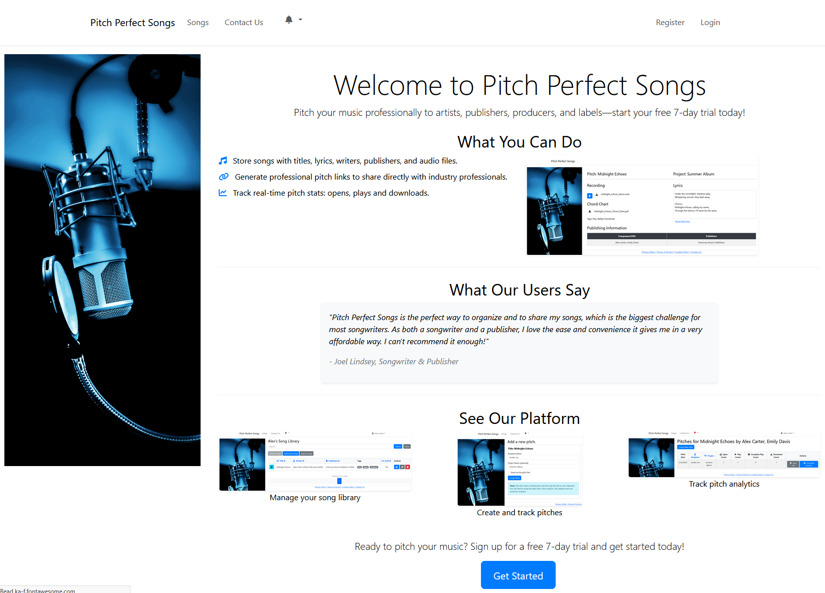 Pitch Perfect Songs | Professional Music Pitching Platform - Pitch Perfect Songs